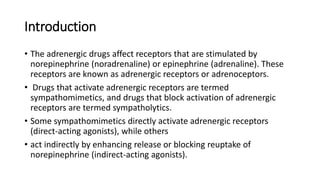 adrenergic agonists for all medical students | PDF