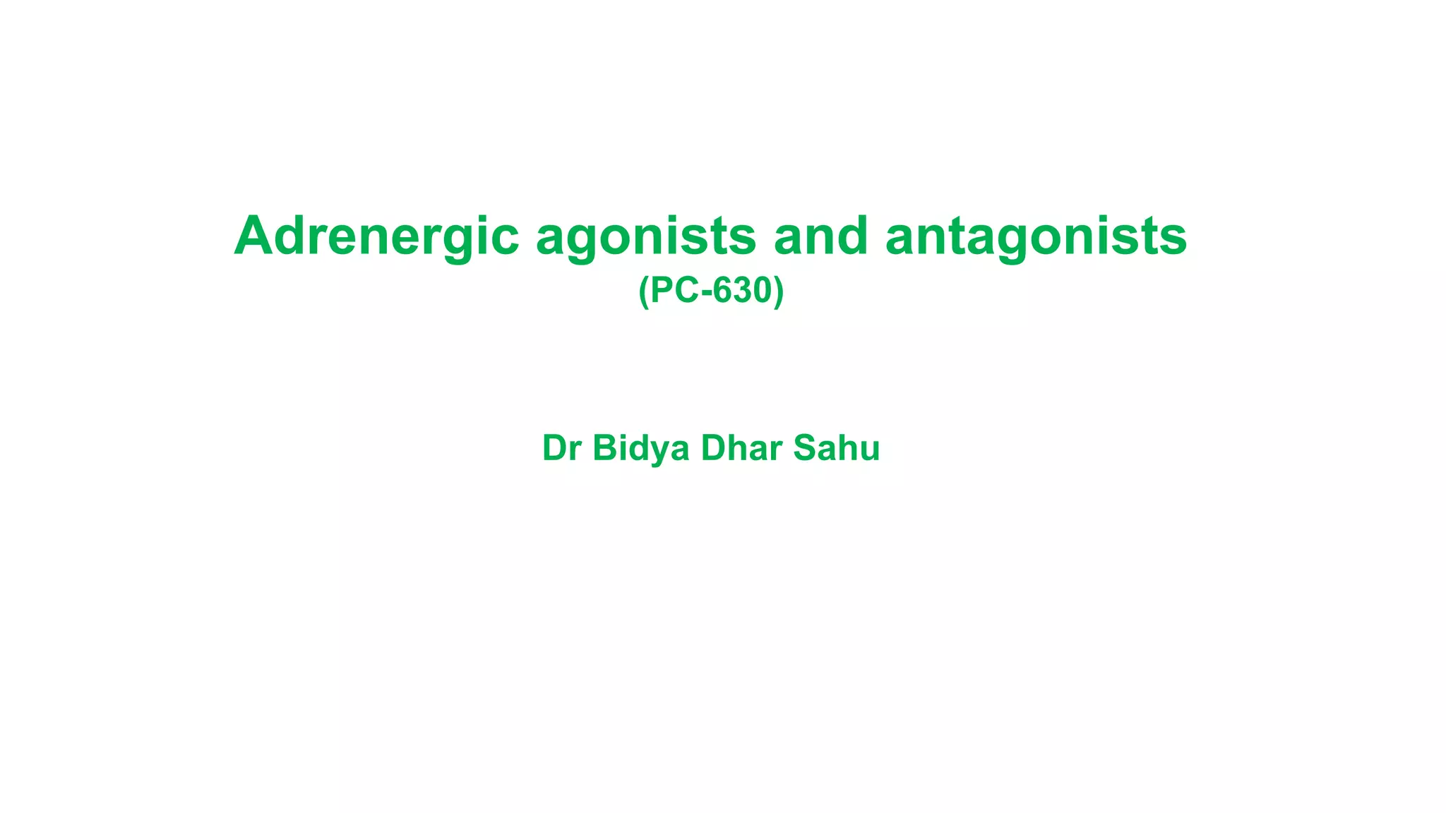Adrenergic Agonists and antagonists.pdf