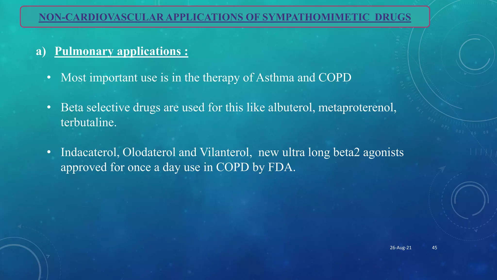 Adrenergic agonists by swaroopa | PPTX