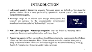 Adrenergic and anti-adrenergic agents | PPTX