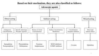 Adrenergic and anti-adrenergic agents | PPTX