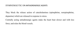 Adrenergic and cholinergic agents pptx.pptx