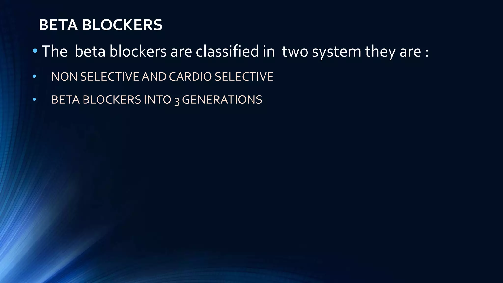 Adrenergic antagonist | PPTX