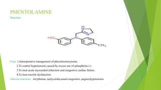 Adrenergic antagonists | PPTX