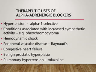 Adrenergic antagonists in pharmacology.ppt