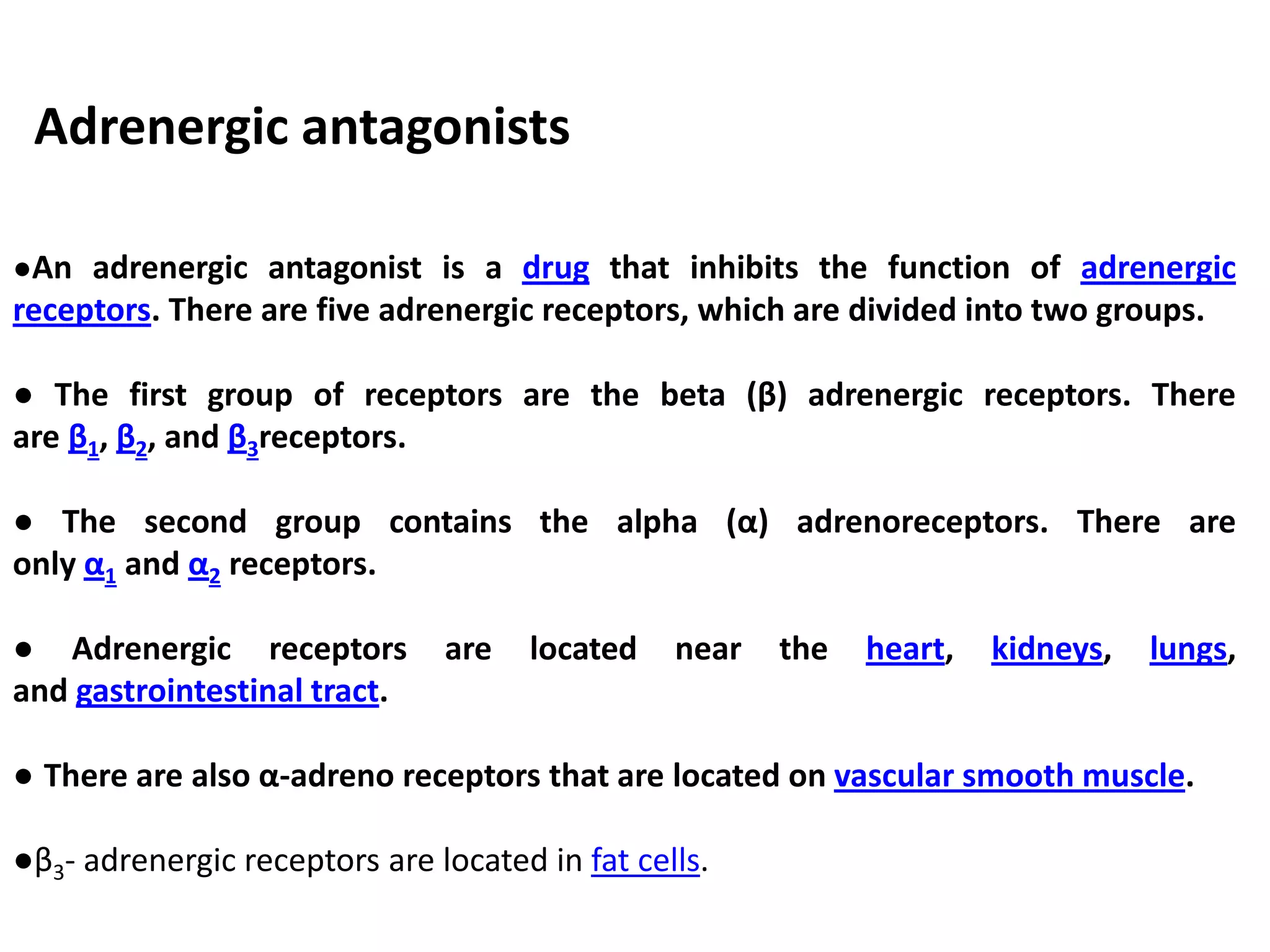 Adrenergic antagonists adrenoreceptor blockers- Dr.Jibachha Sah,M.V.Sc ...