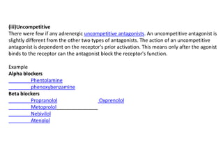 Adrenergic antagonists adrenoreceptor blockers- Dr.Jibachha Sah,M.V.Sc ...