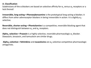 Adrenergic antagonists adrenoreceptor blockers- Dr.Jibachha Sah,M.V.Sc ...