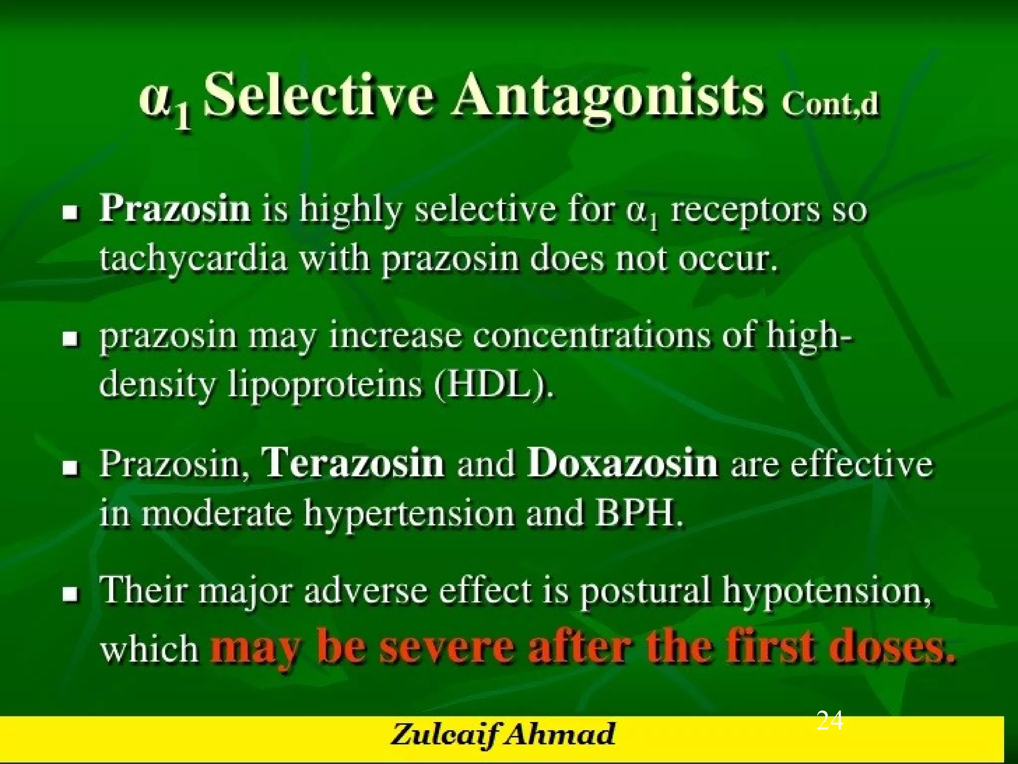 Adrenergic antagonists alpha and beta blockers | PPT