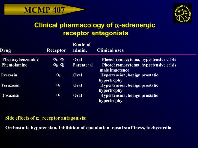 Adrenergic antagonists alpha and beta blockers | PPT