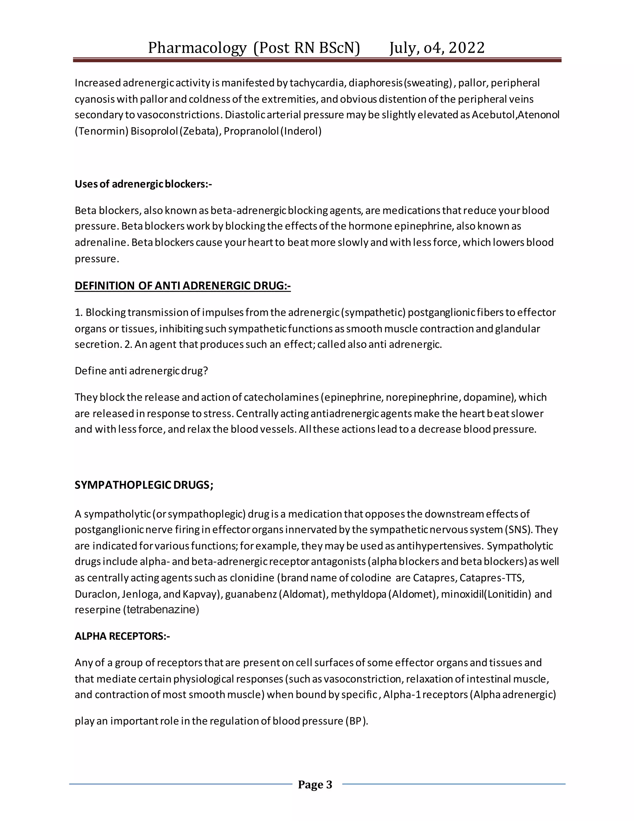 Adrenergic & Antiadrenergic drugs-Lecture.docx