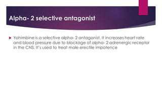 Adrenergic blockers | PDF