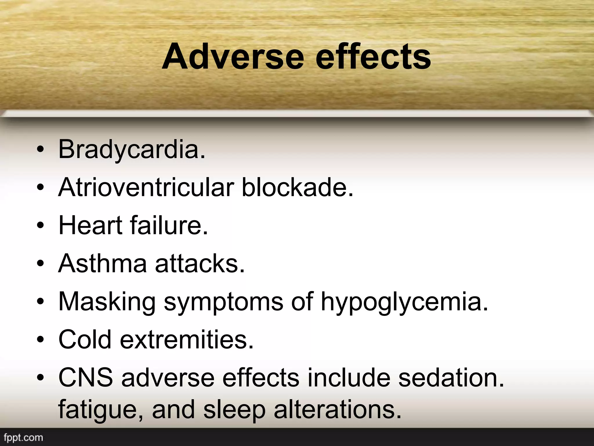 Adrenergic blocking agent | PPT