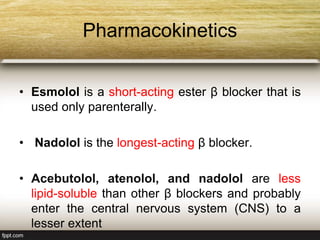 Adrenergic blocking agent | PPT