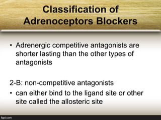 Adrenergic blocking agent | PPT