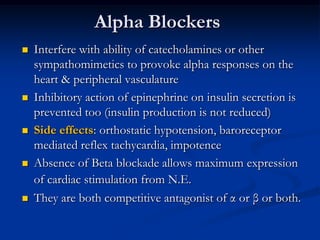 Adrenergic bockers (VK) | PPT