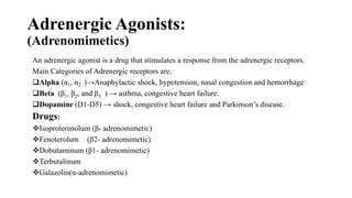 ADRENERGIC DRUG | PPTX