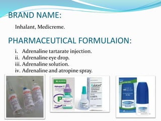 Adrenergic drug | PPT