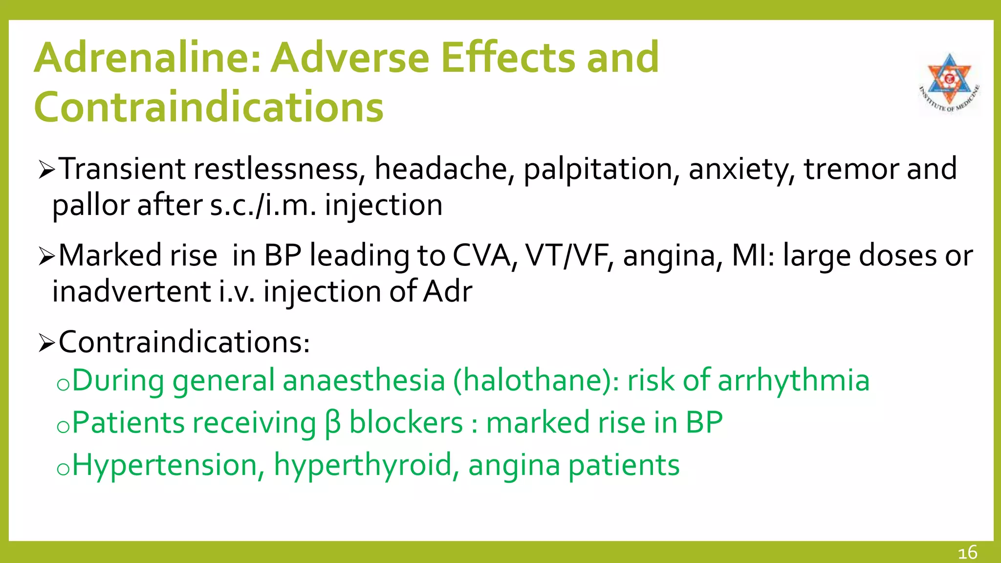 Adrenergic drugs 2020 | PPTX