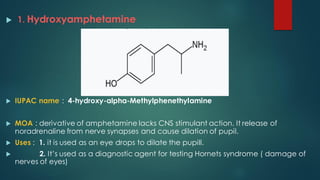 Adrenergic drugs | PPT