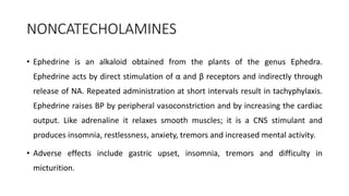 Adrenergic drugs | PPT
