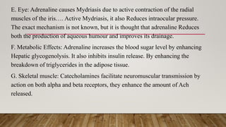 Adrenergic Drugs and cherecterstic and the | PPTX | Heart and ...