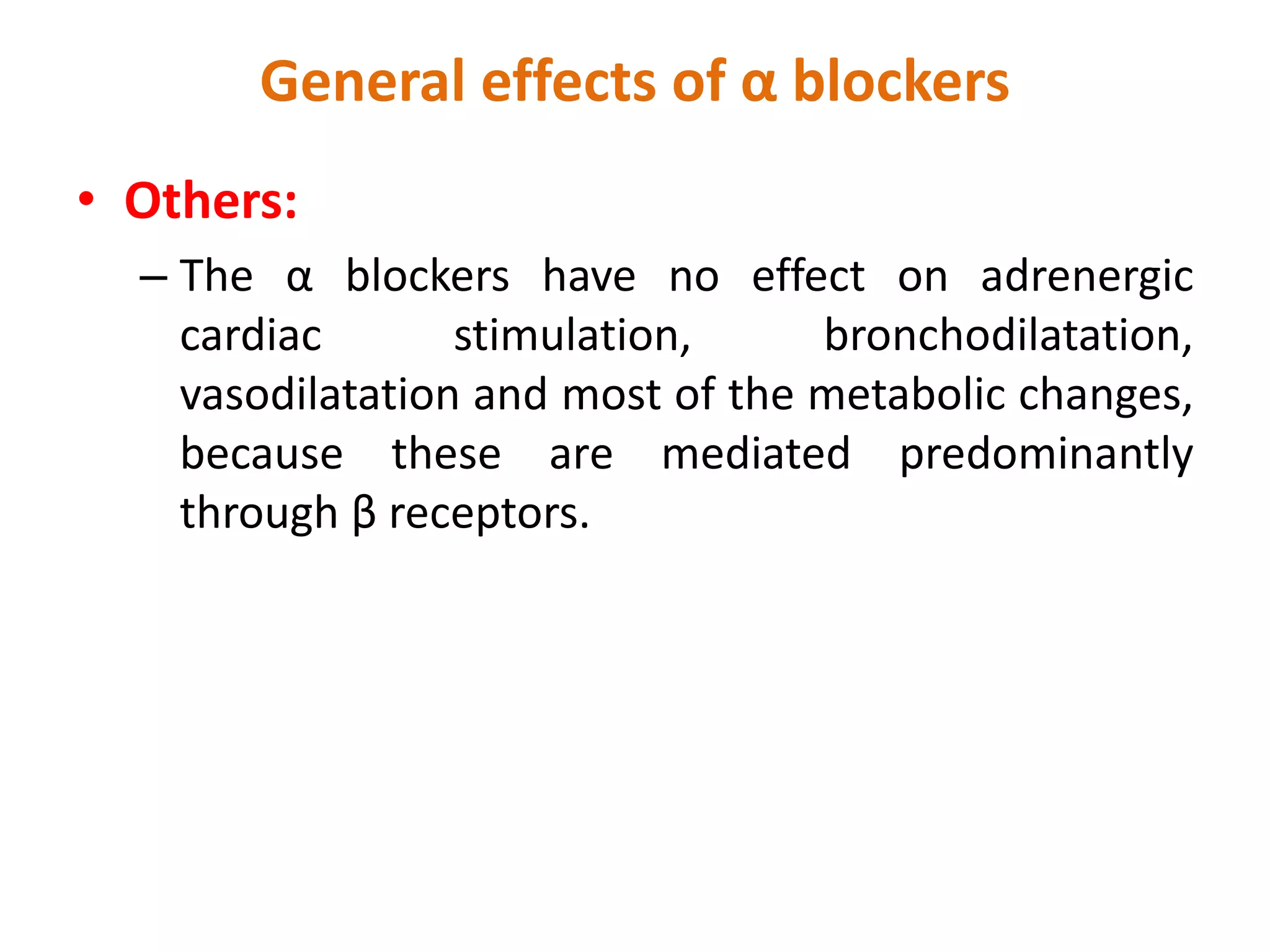 Adrenergic drugs α adrenergic blocker | PPTX