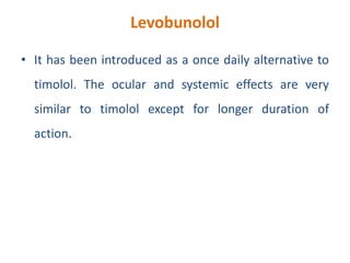 Adrenergic drugs drugs for glaucoma | PPT