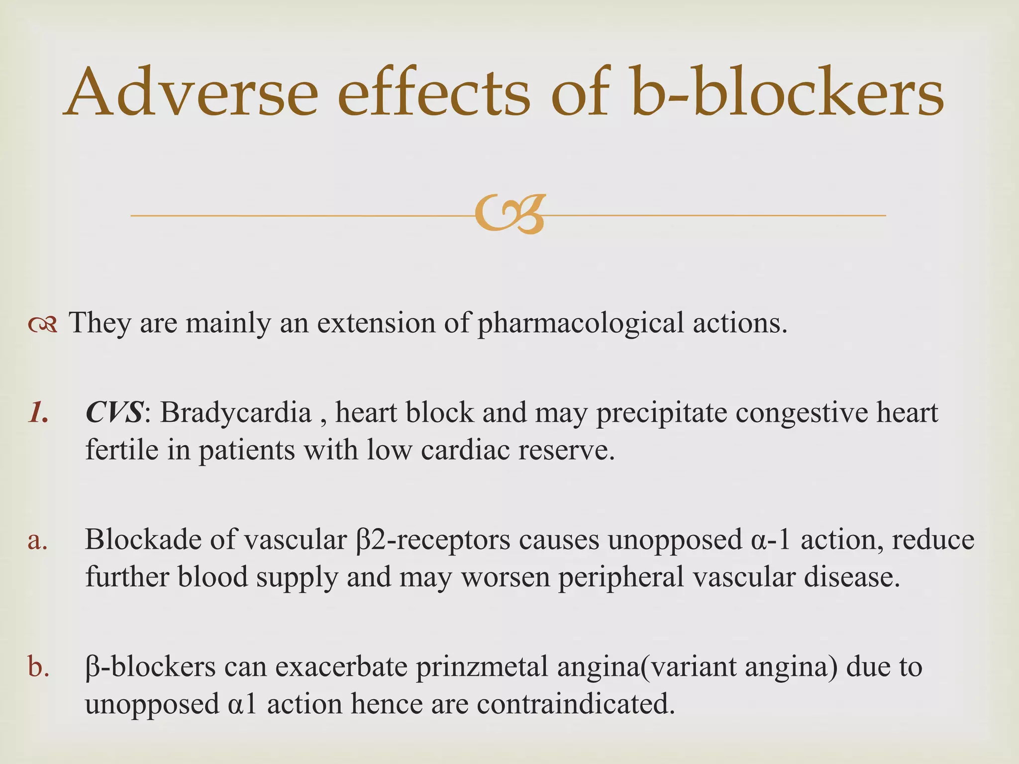 Adrenergic Receptor Blockers | PPT | Free Download