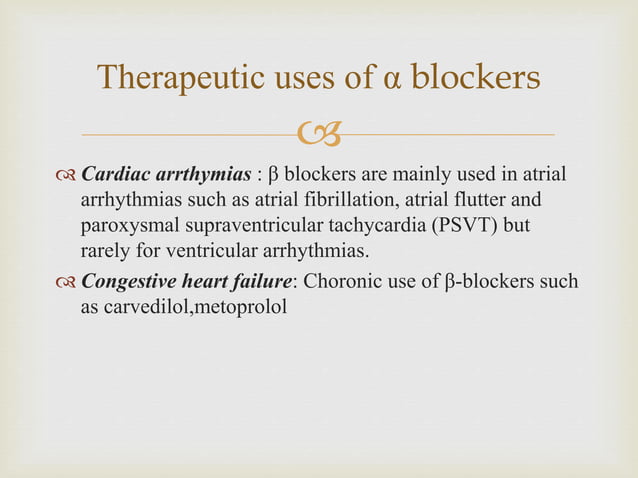 Adrenergic Receptor Blockers | PPT