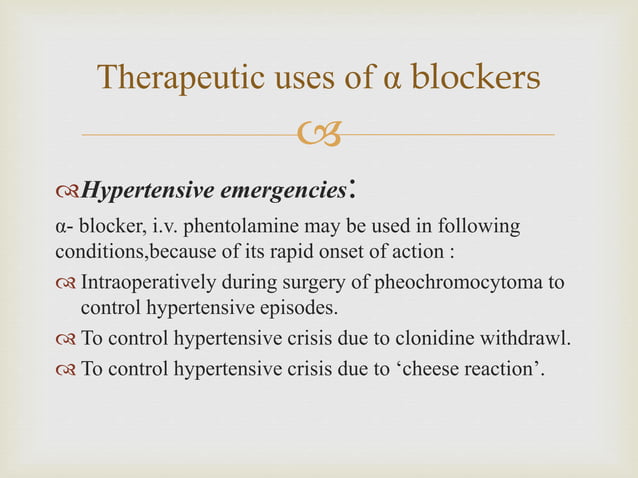 Adrenergic Receptor Blockers | PPT