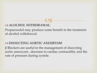 Adrenergic Receptor Blockers | PPTX