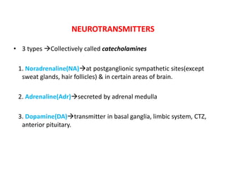 Adrenergic receptors and its modulators | PPTX