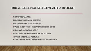 Adrenergic reptor blocker or antagonist.pptx