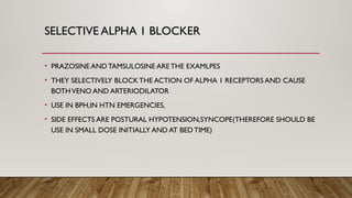 Adrenergic reptor blocker or antagonist.pptx