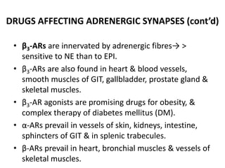 Pharmacology - Adrenergic drugs/Adrenergics.pdf