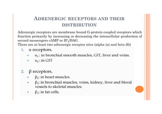 Adrenergics and anti adrenergics | PPT