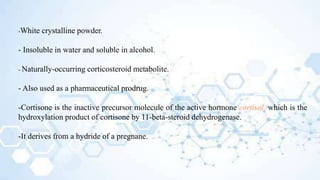 Adrenocorticoids and chemistry of Vitamin- D.pptx