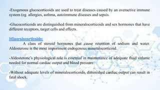 Adrenocorticoids and chemistry of Vitamin- D.pptx