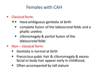 Adrenogenital syndrome | PDF
