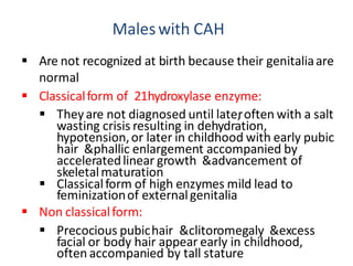 Adrenogenital syndrome | PDF