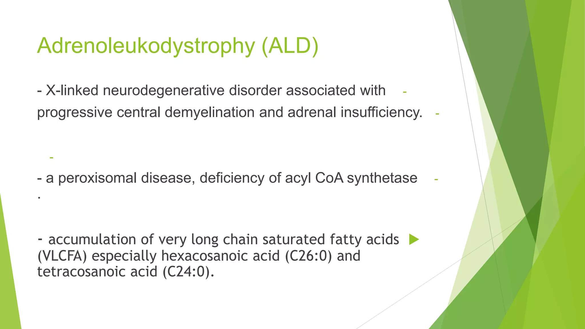 Adrenolukodystrphy dr Musa Atarzadeh | PPTX