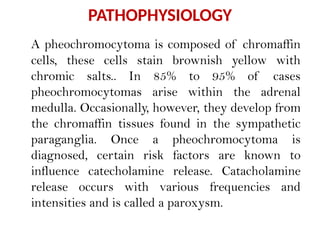 ADRENOMEDULAR tumor Pheochromocytoma in kidney disordersI2ND YEAR.pptx