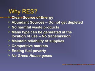 Renewable Energy Sources | PPT