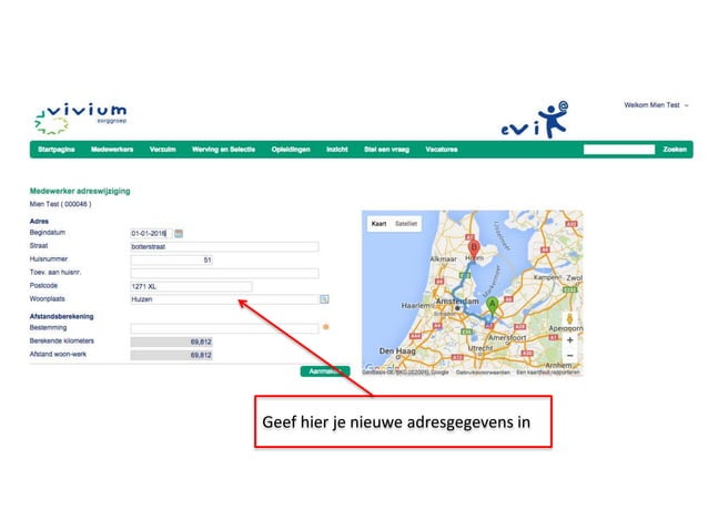 Adreswijziging definitief | PPTX