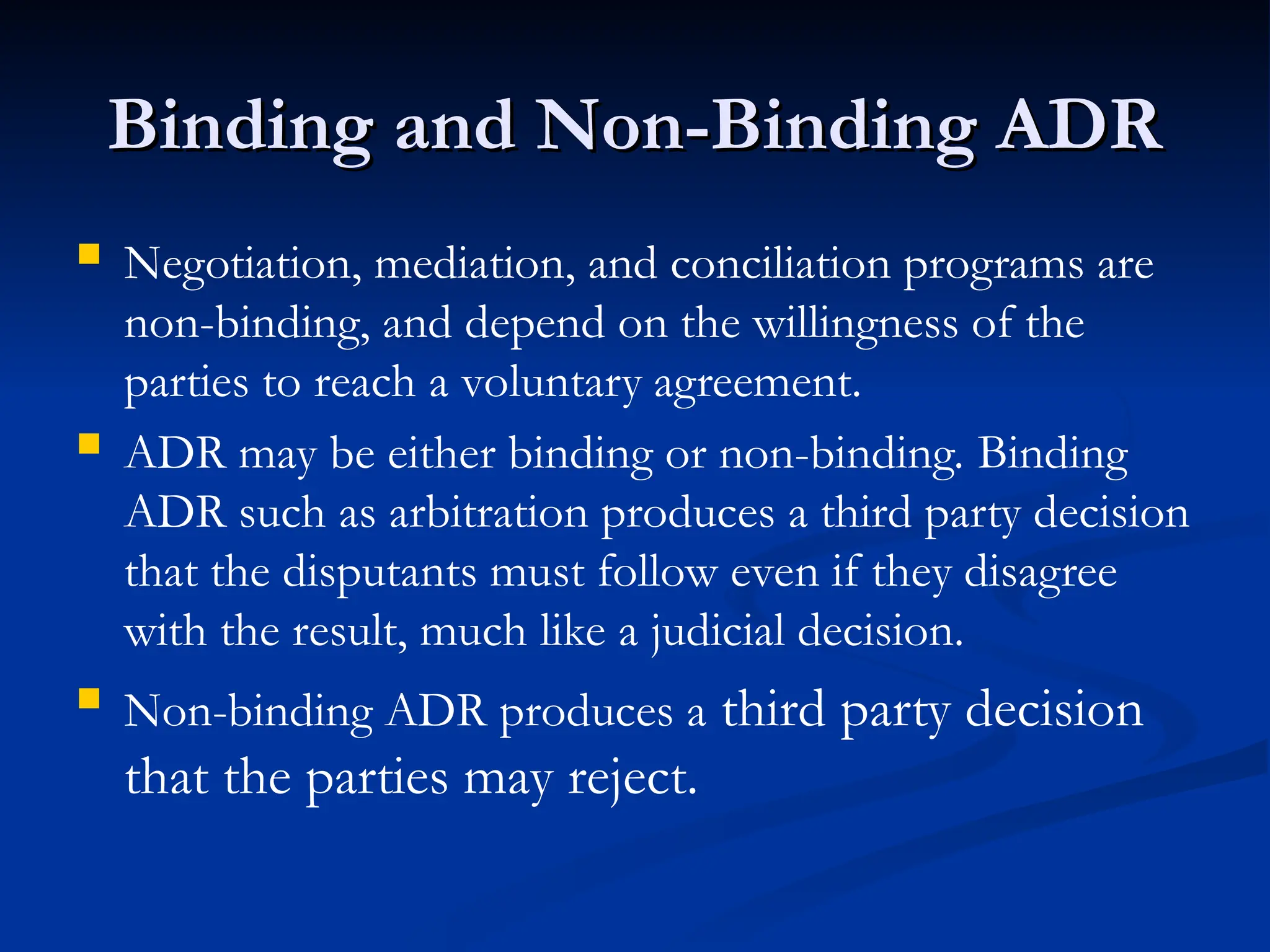 ADR MEDITAION ARBITRATION CONCILIATION.ppt
