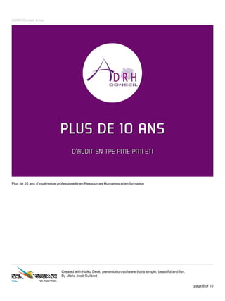 Adrh conseil arras | PDF