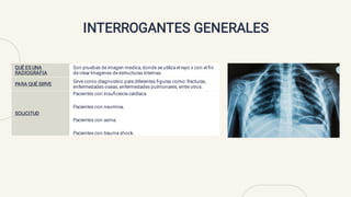 Lectura de rx torax en una radiografia normal | PDF