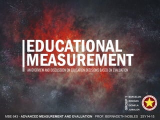 Educational Measurement | PPT