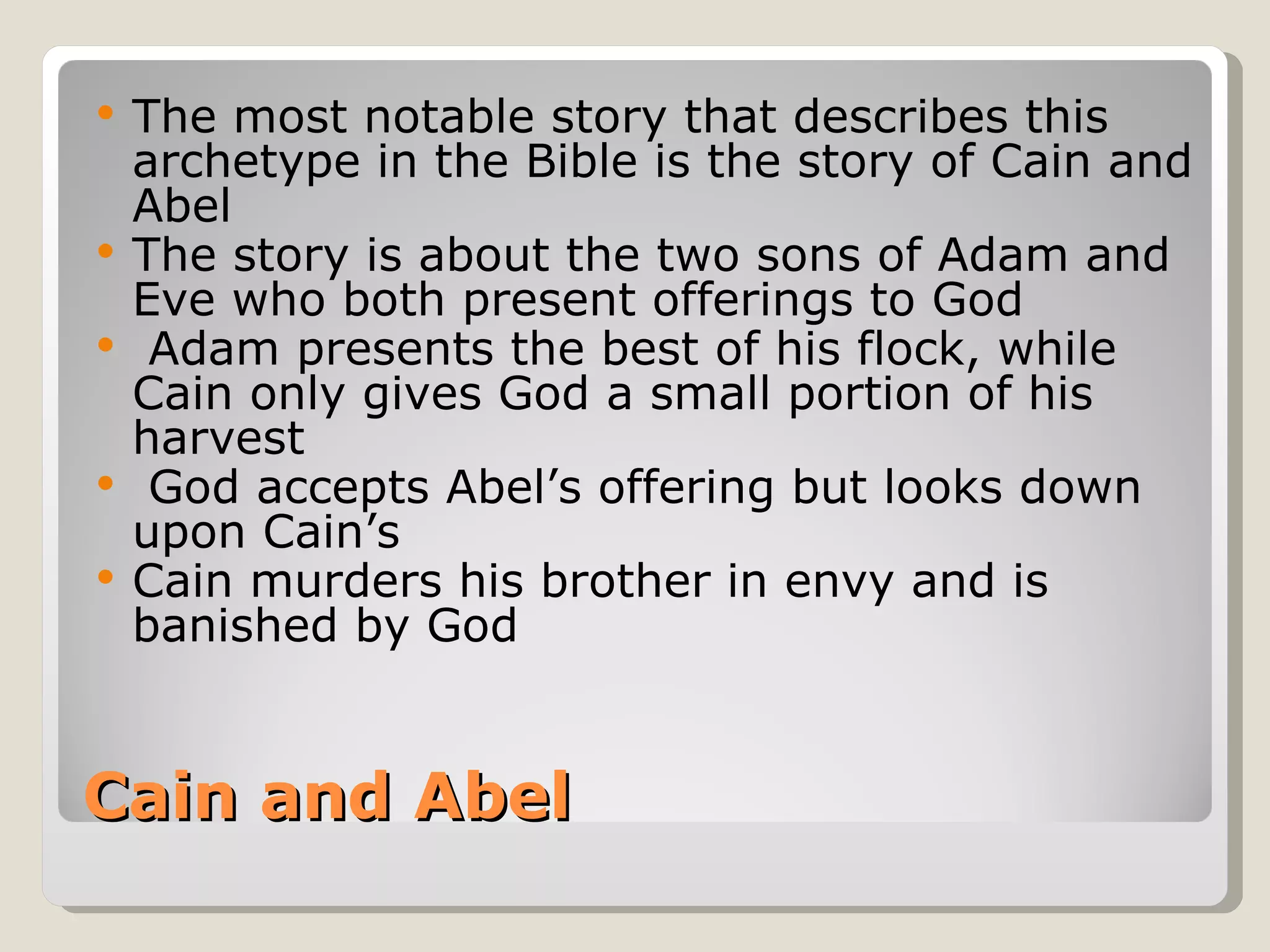 The Vengeful Brother- Adrian Hanson | PPT | Pop Culture